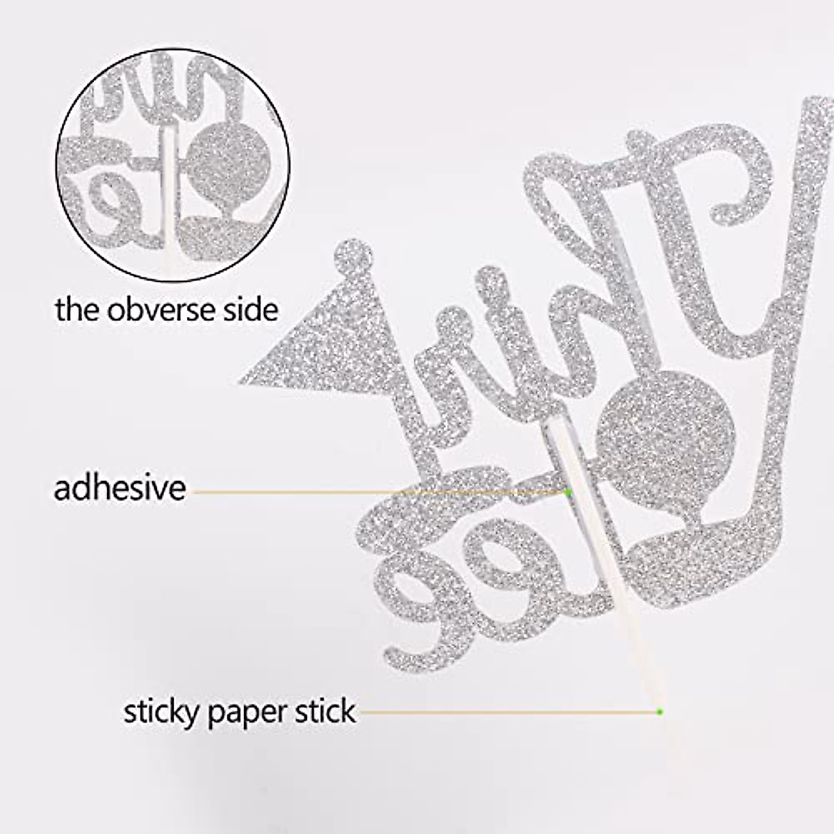 Thirtee Golf Happy 30th Birthday Cake Topper - Golf Ball Player Cake Topper For Men Sports 30th Birthday Party Supplies - Golf 30th Birthday Party Decoration for Golfer Fans