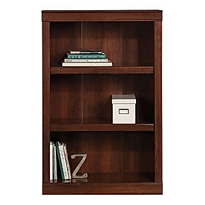 Realspace® 45"H 3-Shelf Bookcase, Mulled Cherry