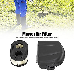 Lawn Mower Air Filter, Stable Performance Air Filter Not Easy to Damage Garden Mower Filter Cover Set Widely Application Lawn Mower Filter Set