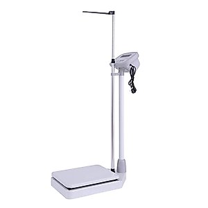 Digital Health Scale with Height Rod, Electronic Height and Weight Physician Scale Capacity,200kg Capacity