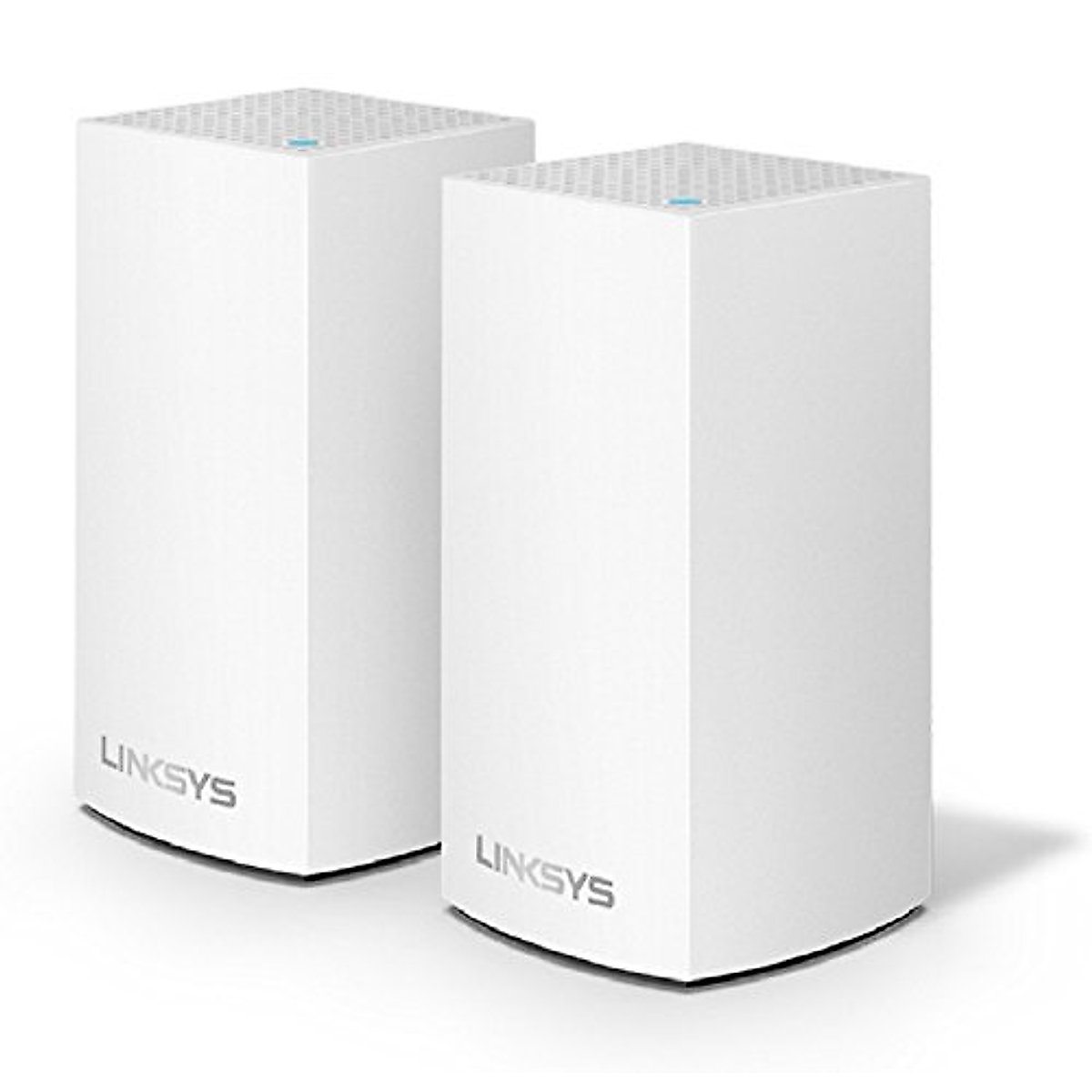 Linksys WHW0203 Velop Home Mesh Wi-Fi System Bundle (Dual/Tri-Band Combo) - Wi-Fi Router/Wi-Fi Extender for Whole-Home Mesh Network (3-Pack, White)