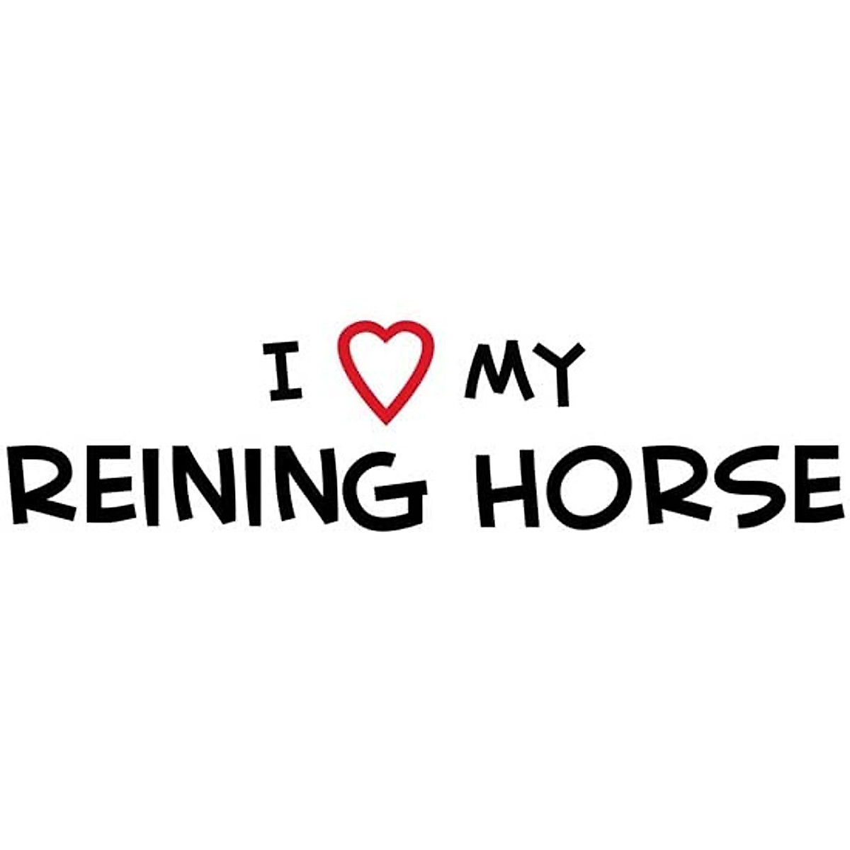 CafePress I Love Reining Horse Mug Ceramic Coffee Mug, Tea Cup 11 oz