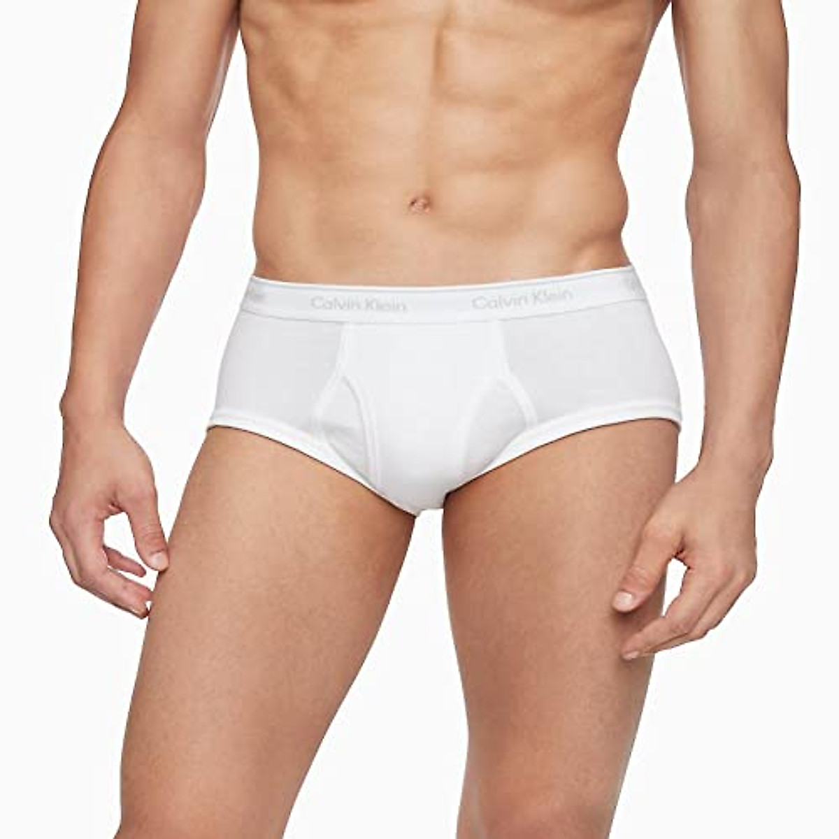 Calvin Klein Men's Cotton Classics 4-Pack Brief, 4 White, XL