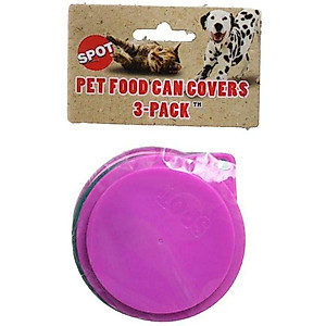 SPOT Ethical 3-1/2-Inch Pet Food Can Covers, 3-Pack