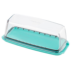 Prepworks from Progressive Progressive ProKeeper Airtight Butter Container with Measure Markings, Turquoise 2.94 x 6.5 x 3 inches gbd-2 GBD-2TURQUOISE