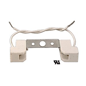 B&P Lamp® 4" Double Ended Halogen Socket W/Bracket