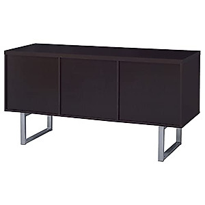 Coaster Home Furnishings Lawtey 5-Drawer Credenza with Adjustable Shelf Cappuccino