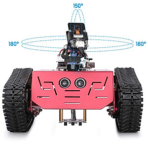 ELEGOO Conqueror Robot Tank Kit with UNO R3 for Arduino Robotics for Kids Ages 8-12 12-16 STEM Science Kits Coding Robots Toys for 8+ Year Old Boys Girls Teens Circuits Engineering Building Project