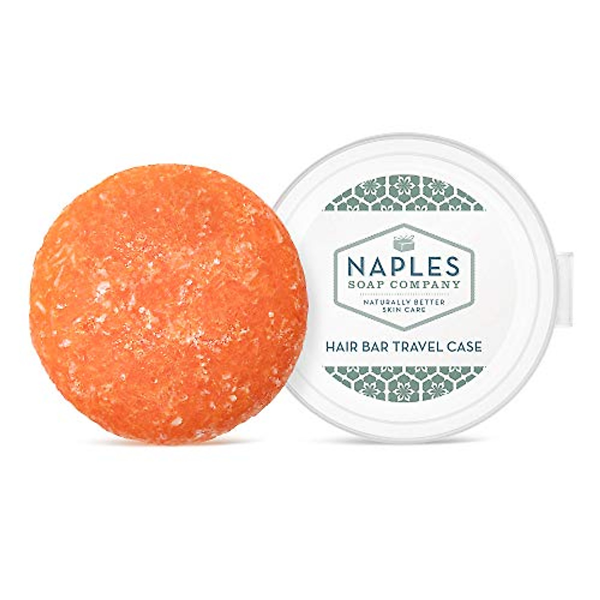 Naples Soap Company Solid Shampoo Bar for All Hair Types – Eco-Friendly, Free of Parabens, Alcohol, Pthalates – Handmade, pH Balanced, Hydrating Haircare, Lasts 50-75 Uses – Florida Fresh, 1.75 oz