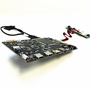 3840X2160 QFHD 4K LCD Panel Type-C Controller Board with HDMI-Compatible USB Audio Support Model MSAK24025P40 LCD NV140QUM-N61,BLACK,110x80x8mm
