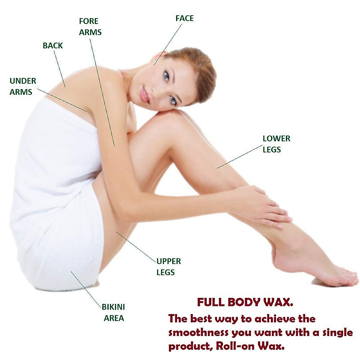 NorthMe Honey Roll On Wax, Hair Removal Wax Cartridge, Depilatory Wax Roller For Sensitive Skin, Waxing Cartridge Refill, Home Self Waxing, Legs And Arms. Wax Roll On Refill 2Pack - 3.53 Oz (honey)