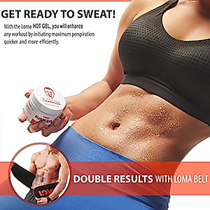 LOMA Hot Gel - Hot Cream - Premium Workout Enhancer for Women and Men with Aloe Vera Extract - Heating Cream (Original)
