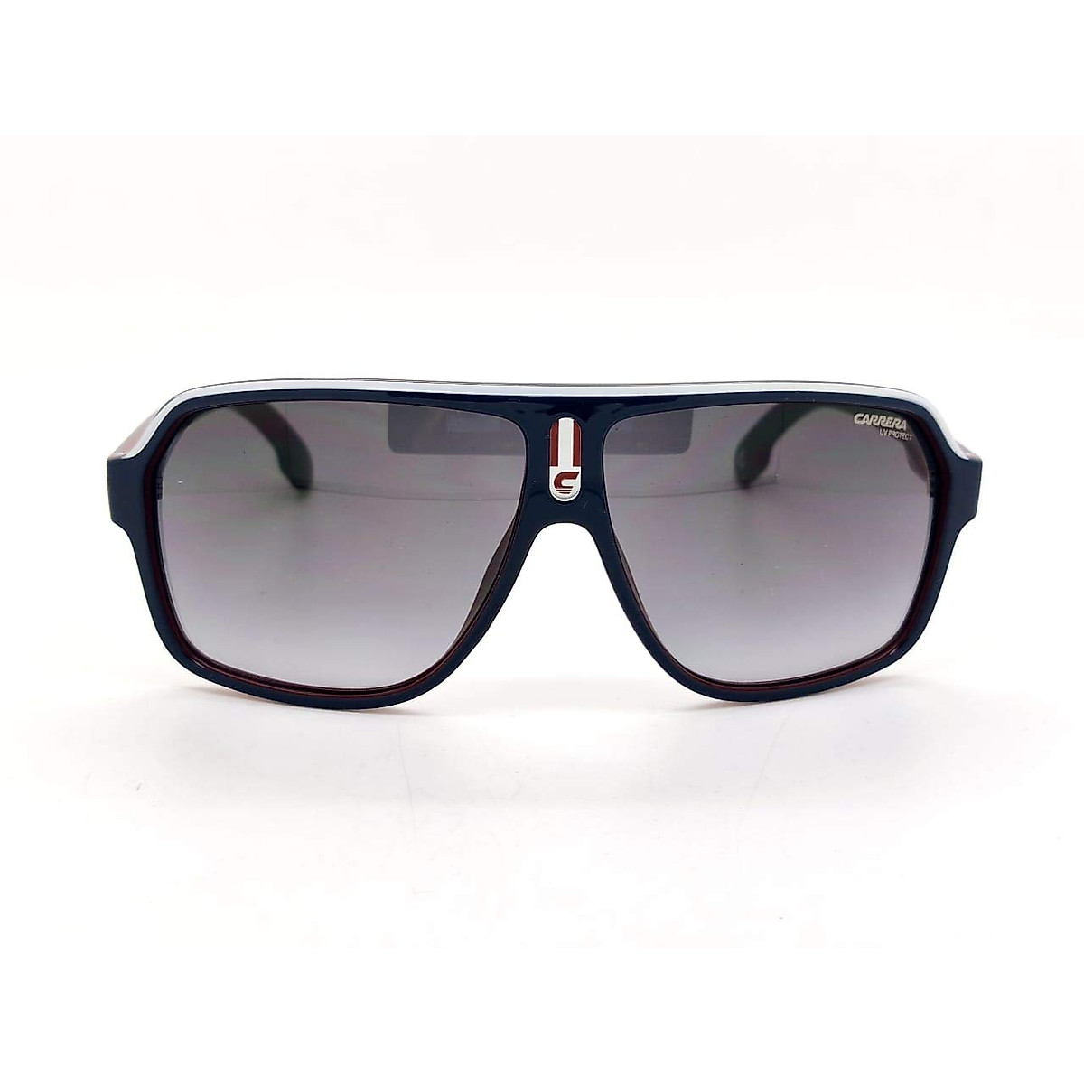 Carrera mens Carrera 1001/S Sunglasses, Blue Red/Dark Gray Gradient, 62mm 11mm US