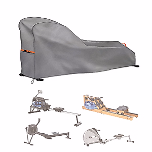 Aaaspark Rowing Machine Cover, Fitness Equipment Covers Protective Cover Dustproof Waterproof Cover Protective Cover and Resistant Oxford Fabric Sports Rowing Machine Protective Cover