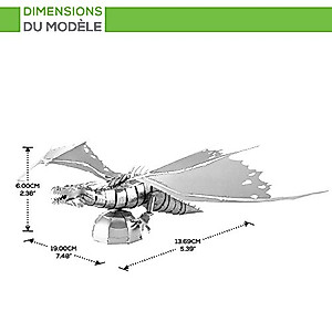 Fascinations Metal Earth Harry Potter Gringotts Dragon 3D Metal Model Kit