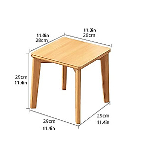 Multipurpose Stool Household Kitchen Stool Multifunctional Thickened Bamboo Stool Dining Chairs Low Stools for Dorm Living Room Bedroom Creative Stool