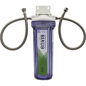 Envig Solo Clear 4C Under Sink Water Filter, Direct Connect, Premium Catalytic Carbon for Chloramine & Hydrogen Sulfide Reduction, Standard Filter Housing