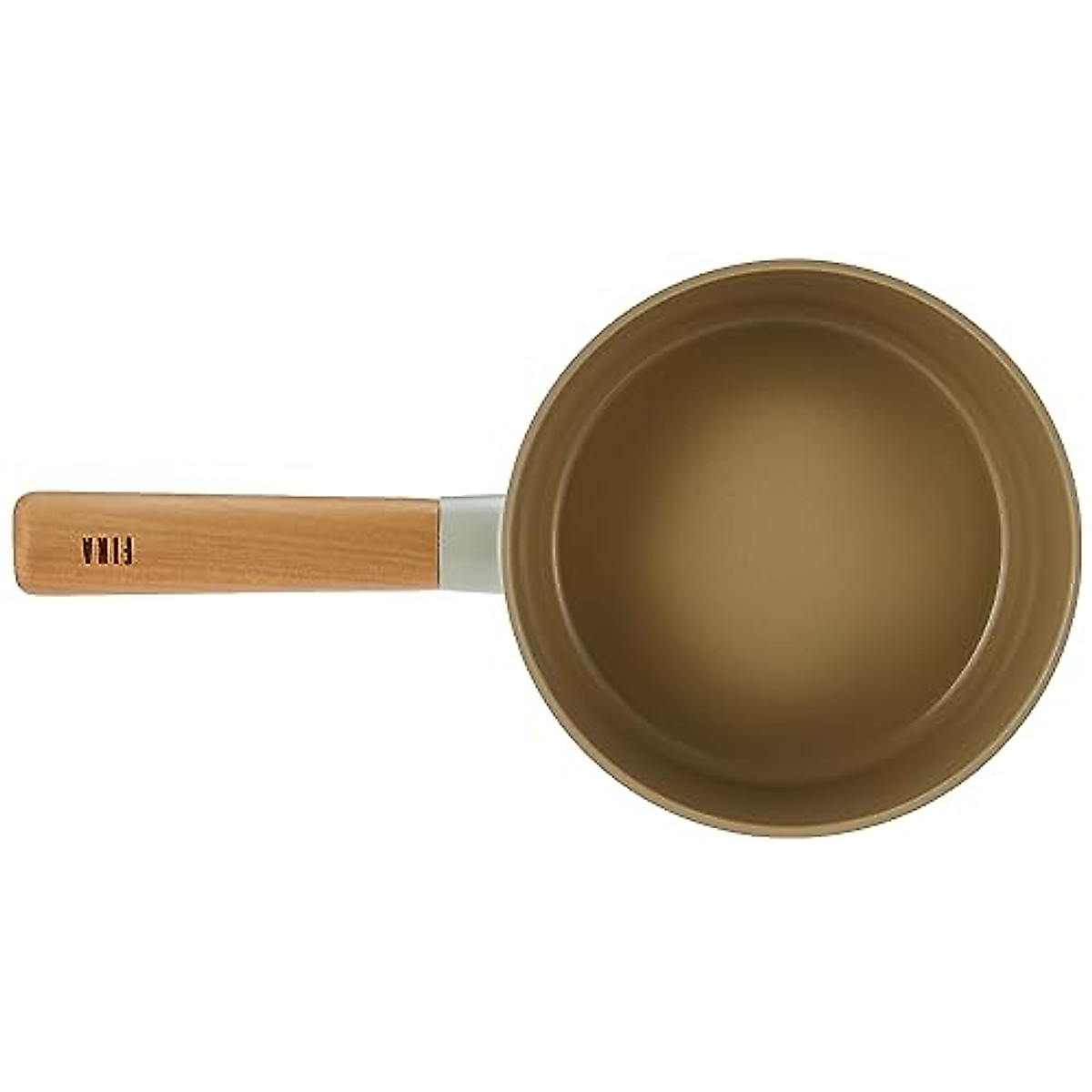 NEOFLAM FIKA Sauce Pan for Stovetops and Induction | Wood Handle and Glass Lid | Made in Korea (7" / 1.7qt)