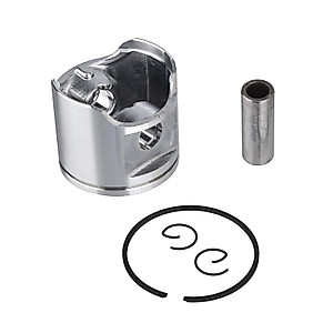 Cancanle 48mm Piston Assembly Piston Ring Pin Clip for Husqvarna 365 Jonsered 2065 2165 Chainsaw