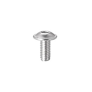 uxcell Flanged Button Head Socket Cap Screws, M3*6mm Hex Socket Drive Screw, 304 Stainless Steel Fasteners Bolts, Fully Threaded Machine Screw 100Pcs