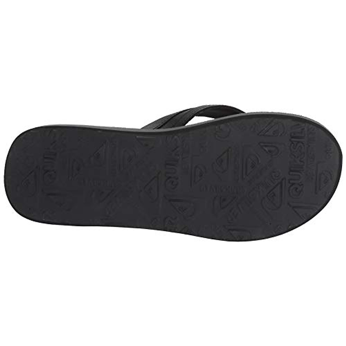 Quiksilver Men's Carver Squish Flip-Flop, Black/Grey/Black, 12(45) M US