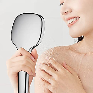 Welan Shower Head with Handheld, 3 Spray Modes High Pressure Shower Heads with Hose , High Flow Hand Held Rain Showerhead with Stainless Steel Hose