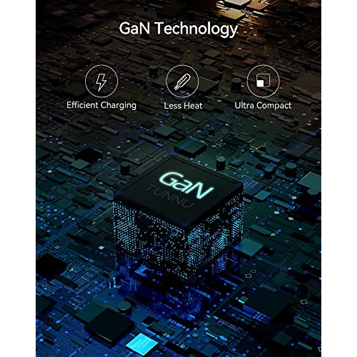 TUNNU 30W USB C Charger Mini GaN PD Fast Charging Block - PPS 33W Wall Power Adapter for Type C Smartphone Tablet - Compatible with Apple iPhone 13/12/Pro iPad Samsung Google Pixel MacBook Air