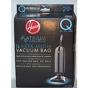 (Ship from USA) Hoover Genuine Platinum Collection Type Q Hepa Vacuum Bags AH10000 2 pack /ITEM#H3NG UE-EW23D278748