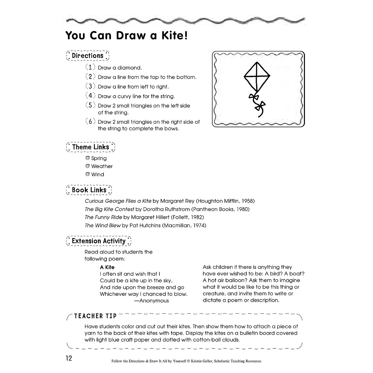 Follow the Directions & Draw It All by Yourself!: 25 Reproducible Lessons That Guide Kids to Draw Adorable Pictures