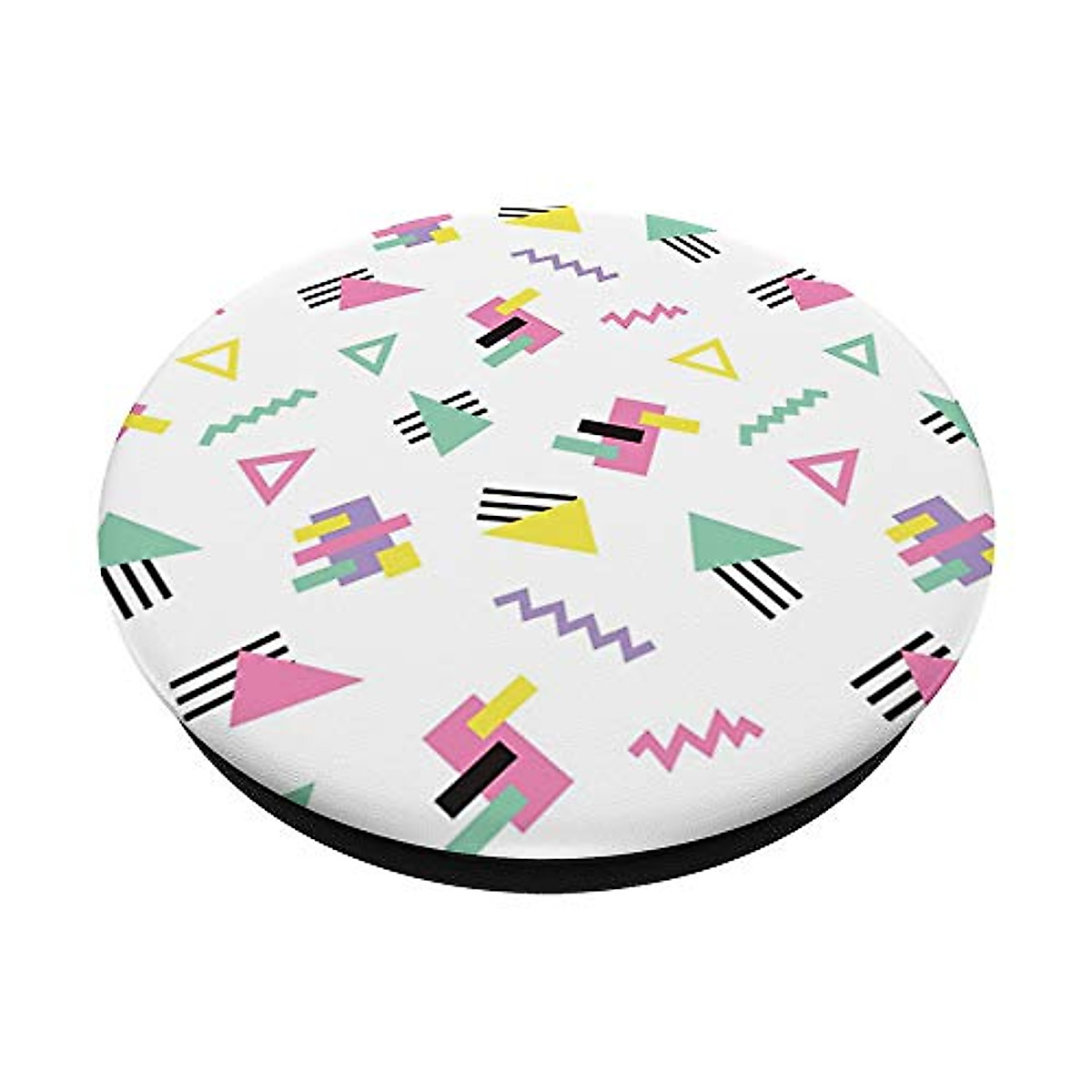 Aesthetic 80's 90's Minimalist Geometric Pattern Pop Socket PopSockets Swappable PopGrip