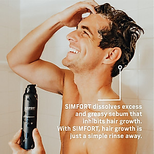 SIMFORT Hair Conditioner for Men & Women, Recommended for Use Carbonic Acid Shampoo, 4.2oz, 1-Month Use (1 Pack)