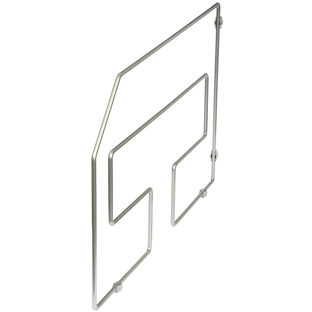 Knape & Vogt TD12-1-FN 12 in. Tray Divider Cabinet Organizer, Frosted Nickel