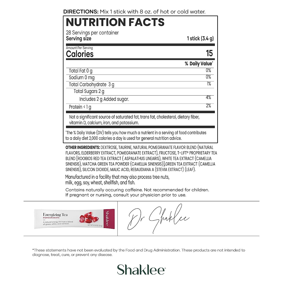 Shaklee 180® Energizing Tea: Boost Your Energy Naturally