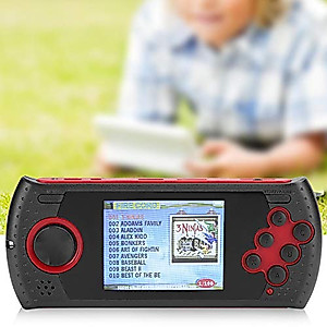 100 IN 1 Gamepad Portable 1GB Memory Game Controller with 2.8 Inches Color Screen(red)
