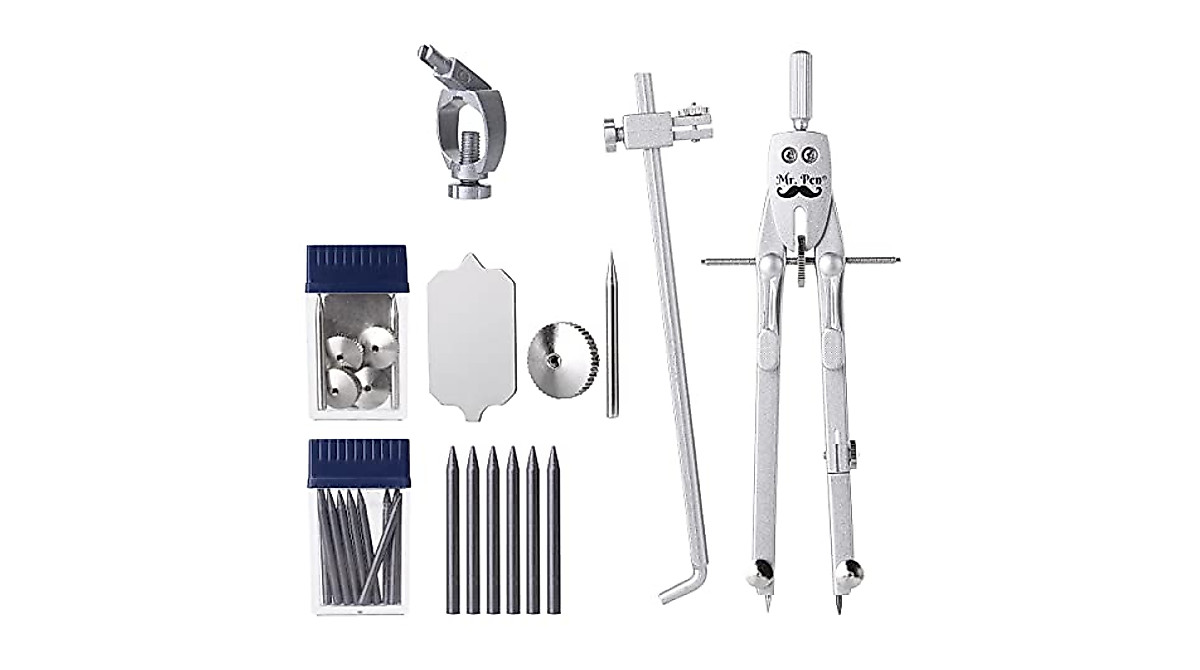 Mr. Pen Compass: Precision Tool for Geometry & Drawing