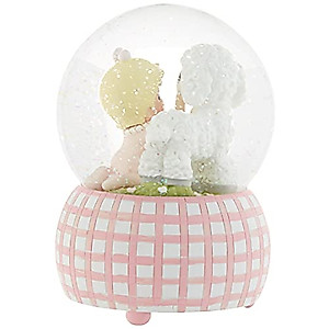 Precious Moments, Jesus Loves Me, Snow Globe, Resin, Girl, 102403