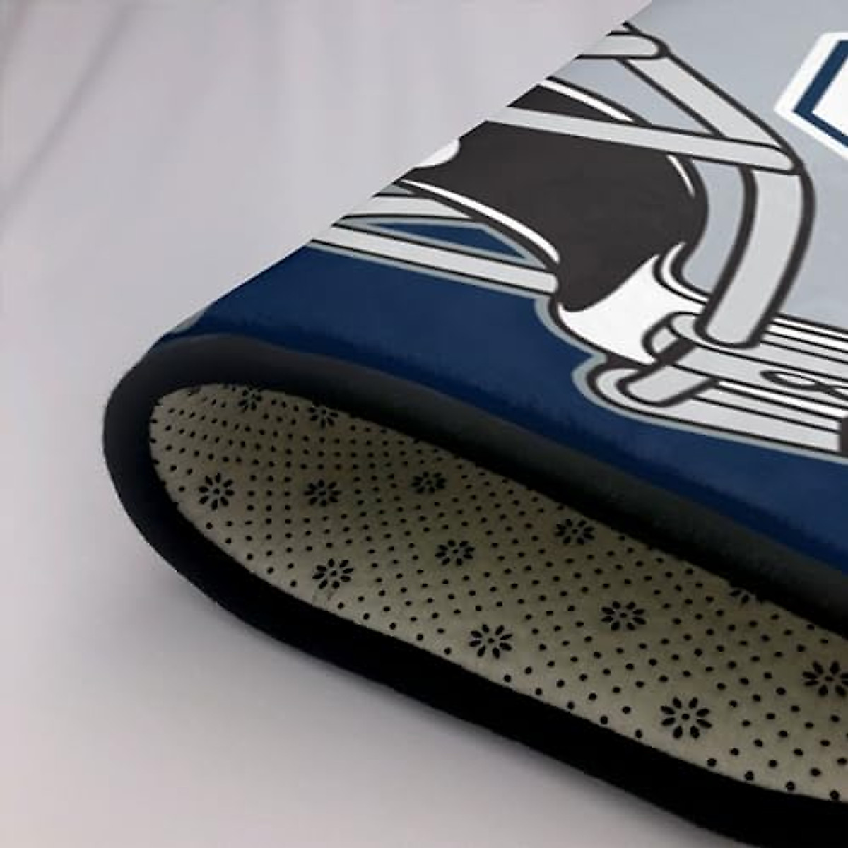 DFVHBC Dallas Custom Football Rug Add Any Name Number Personalized Welcome Decorative, Men Movement Rug