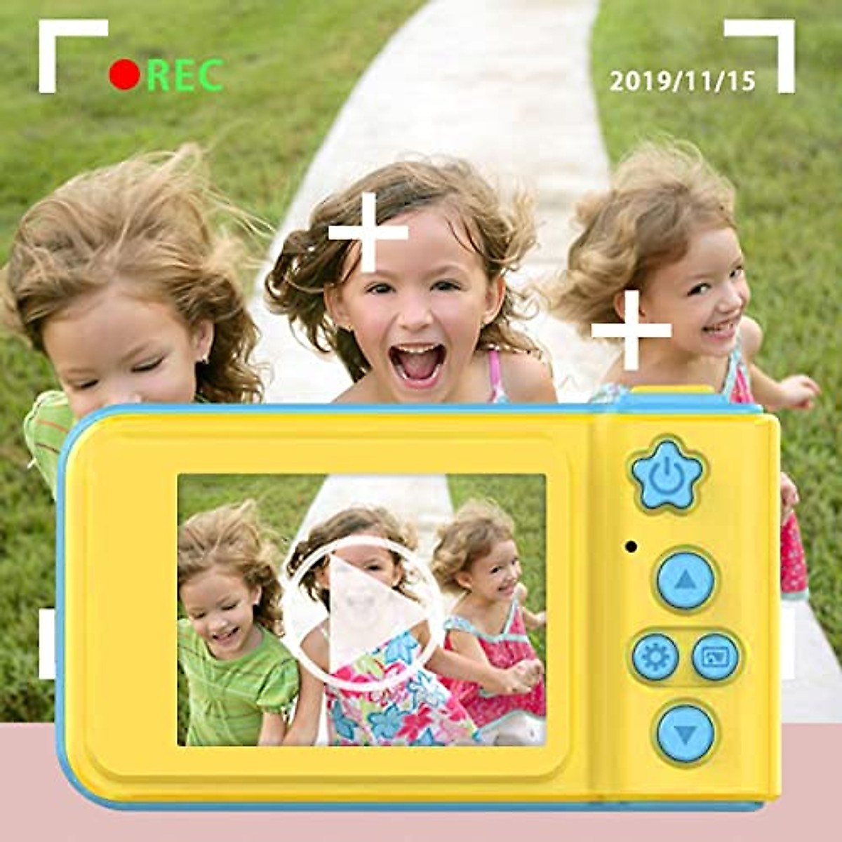 Digital Camera, Kids Camera Vlogging Camera Sports Camera with Powerful Battery Life, Shockproof Anti-Fall Compact Portable Mini Cameras Gift for Student Girls Boys