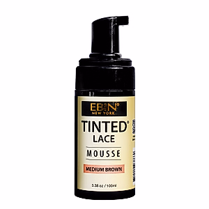 EBIN NEW YORK TINTED LACE MOUSSE - 3.38oz/ 100ml - Medium Brown