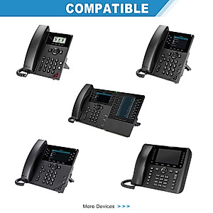 PwrON Power Adapter Compatible with for POLYCOM VVX Business IP Phone, VVX 150 250 350 450 OBI, 6.6ft Long