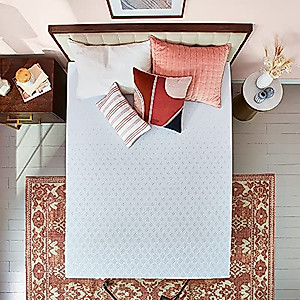 Sleep Innovations Shiloh 14 Inch Memory Foam Mattress With Ventilated Suretemp Foam For Breathability, Queen Size, Bed In A Box, Medium Firm Support