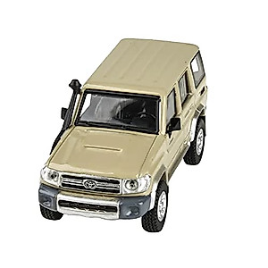 Toy Cars 2014 Land Cruiser 76 Sandy Taupe Tan 1/64 Diecast Model Car by Paragon Models PA-55316