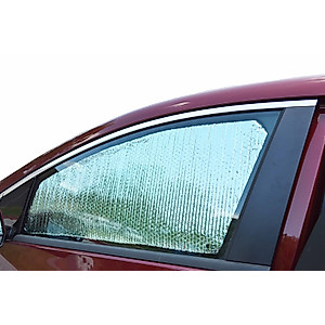 Set of 2 Custom Fit Automotive Reflective Front Seat Side Window Sunshade for 2016 2017 2018 Volvo S60 Sedan