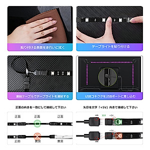 Smart LED Lights for TV - 6.56FT TV LED Backlights Work with Alexa and Google Assistant, App and Voice Control Strip Lights for 32-65 inch TVs, Computer, Bedroom, 16 Million RGB DIY Colors