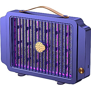 (2025 New) Bug Zapper Outdoor Rechargeable, Indoor Mosquito Zapper with Dual Net LED Lights, Electric Fly Zapper for Patio Home Garage Kitchen, Body Temperature Attract Control Gnat Moth Fruit Flies