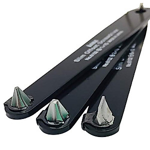 ANEX Ultra Low Profile Offset Screwdriver Set 3 Piece, 90 Degree Straight Slim Plate For Tight Area, Made in Japan, Black