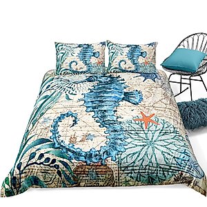 Volcanoria Retro Design Printing Duvet Cover Set Bedding Sets King Size