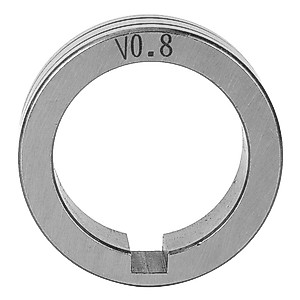 Welding Wire Feeder Roller, 30mm/1.18in Steel 0.8 Welding Wire Feeding Guide Wheel for Wire Feeder MIG MAG Welders Equipment Parts(0.8mm)