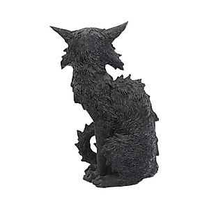 Nemesis Now Salem Witch Familiar Black Cat Figurine 32.5cm, Resin, Black, Witch's Familiar Figurine, Black Cat Ornament, Witchcraft Decor, Cast in The Finest Resin, Expertly Hand-Painted
