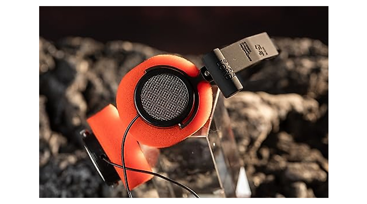 Xcoser Star Headphones - Handmade Orange Hi-Fi Stereo